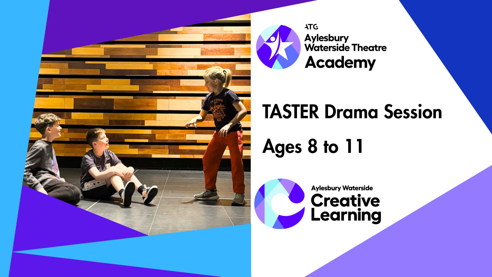 Academy Taster Session Tickets | Aylesbury Waterside Theatre in Aylesbury | ATG Tickets